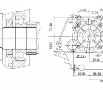 BM 420 - vodoravna gred, Bencinski motorji za aplikacijo - kmetija24.si