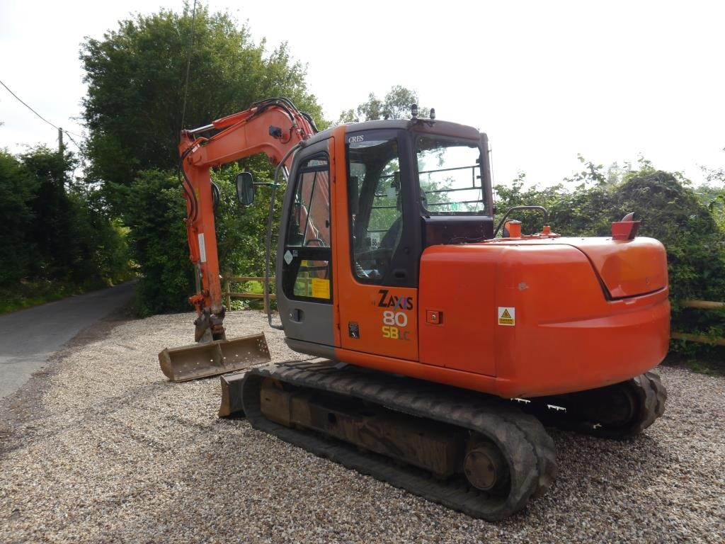 2008 HITACHI ZAXIS ZX80 SBLC midi bager - kmetija24.si